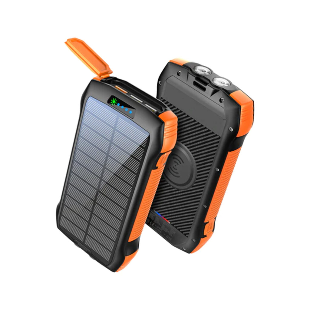 10000mAh Rugged EcoLight Solar Power Bank - Banana.lk